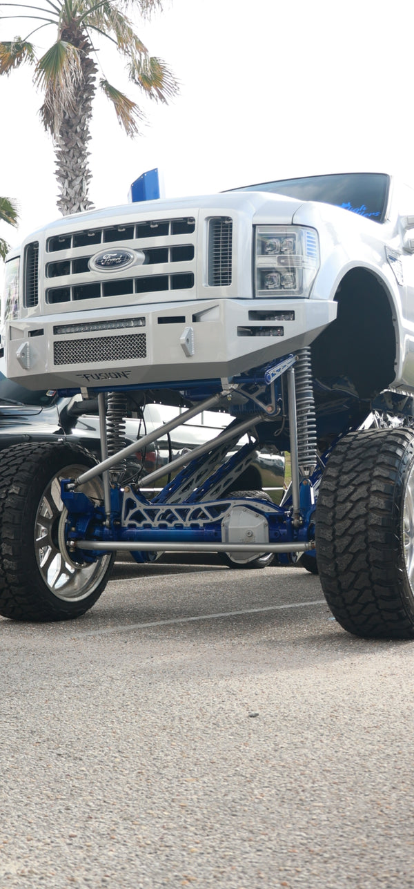 2005+ Superduty Weld on front axle truss (Shaved style) – Backyard Fab